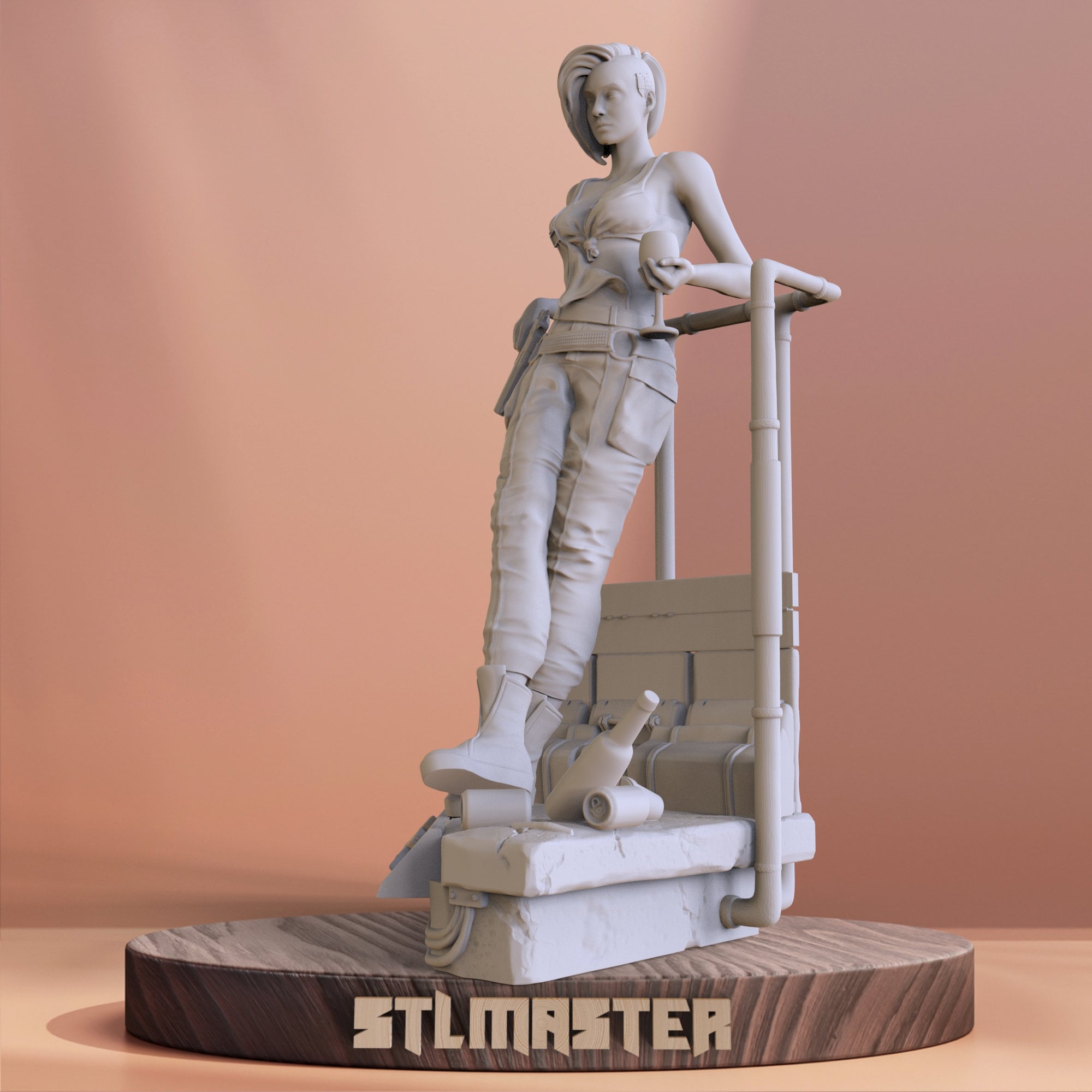 Cyberpunk Judy Alvarez 3D Print STL File for 3D Printing, Instant ...