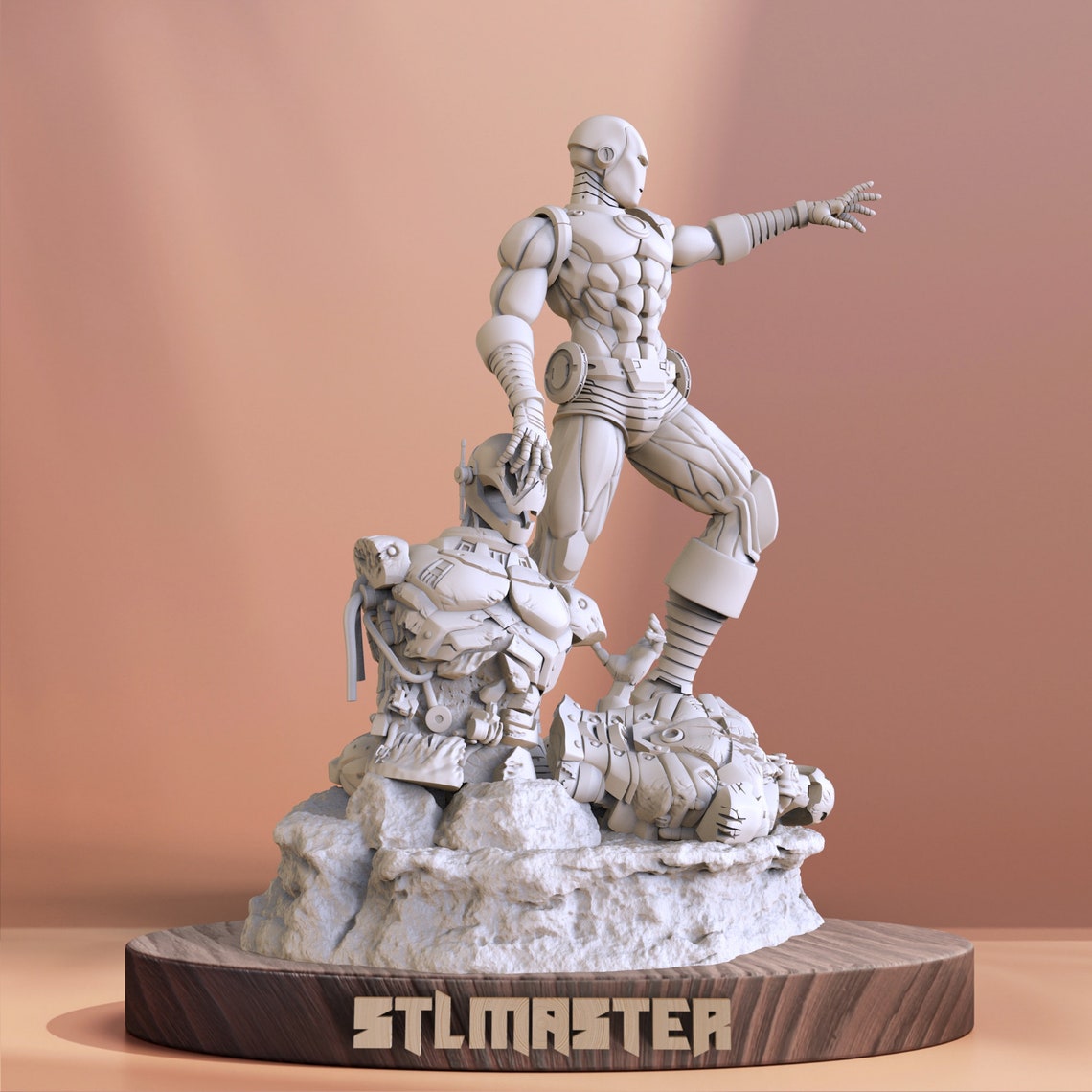 Ironman Ultron 3D Print STL File for 3D Printing, Instant Download ...