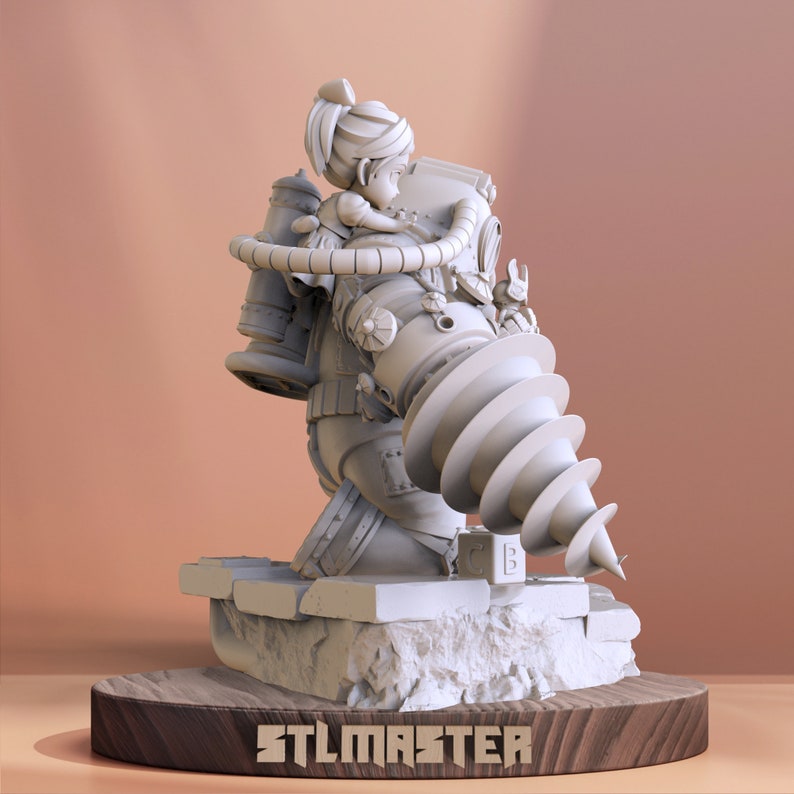 Big Daddy Little Sister 3D Print STL File for 3D Printing, Instant ...