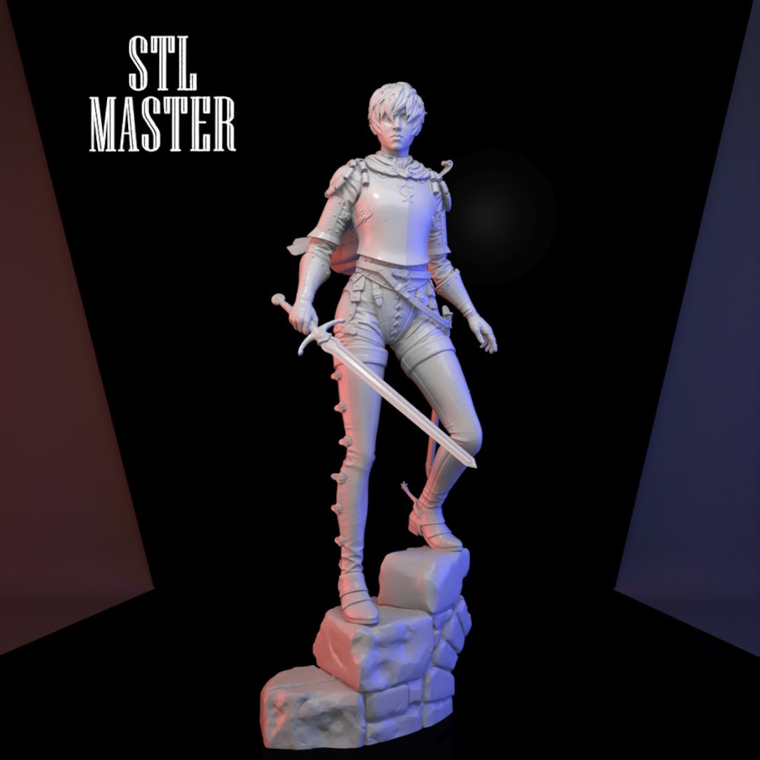 Casca From Berserk Woman Warrior 3D Print STL File for 3D Printing ...