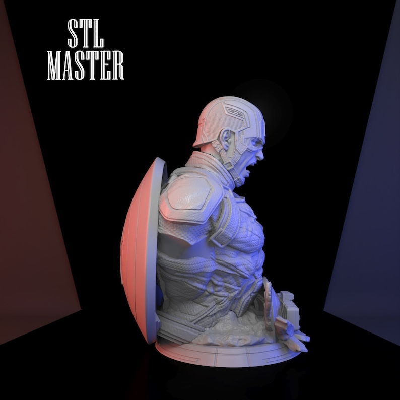 Captain Bust 3D Print STL File for 3D Printing Instant - Etsy