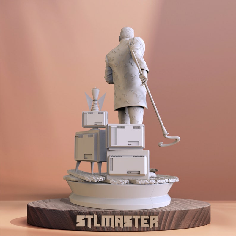 Riddler 3D Print STL File for 3D Printing, Instant Download Drive Link ...