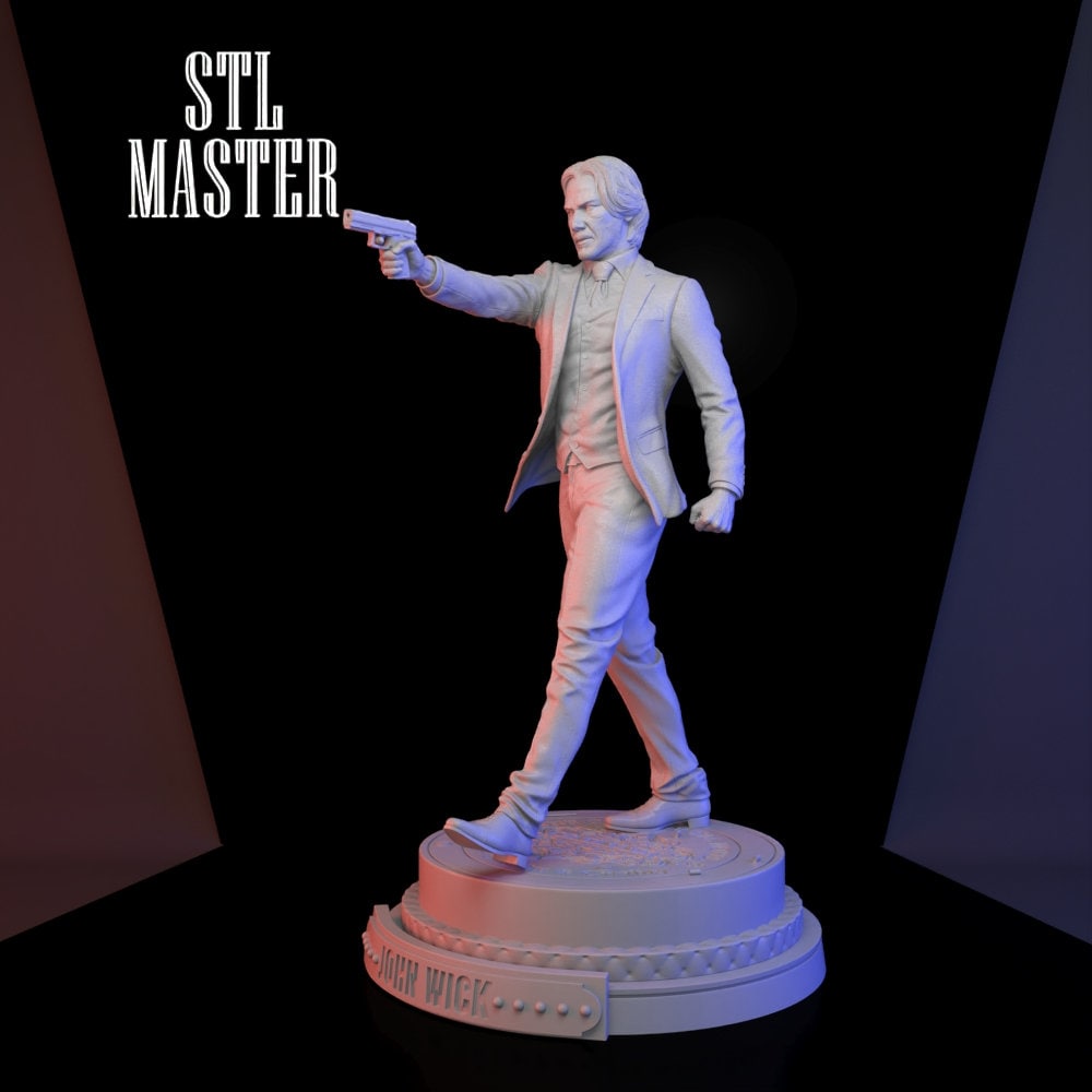 John Wick 3D Print STL File for 3D Printing Instant Download - Etsy Canada
