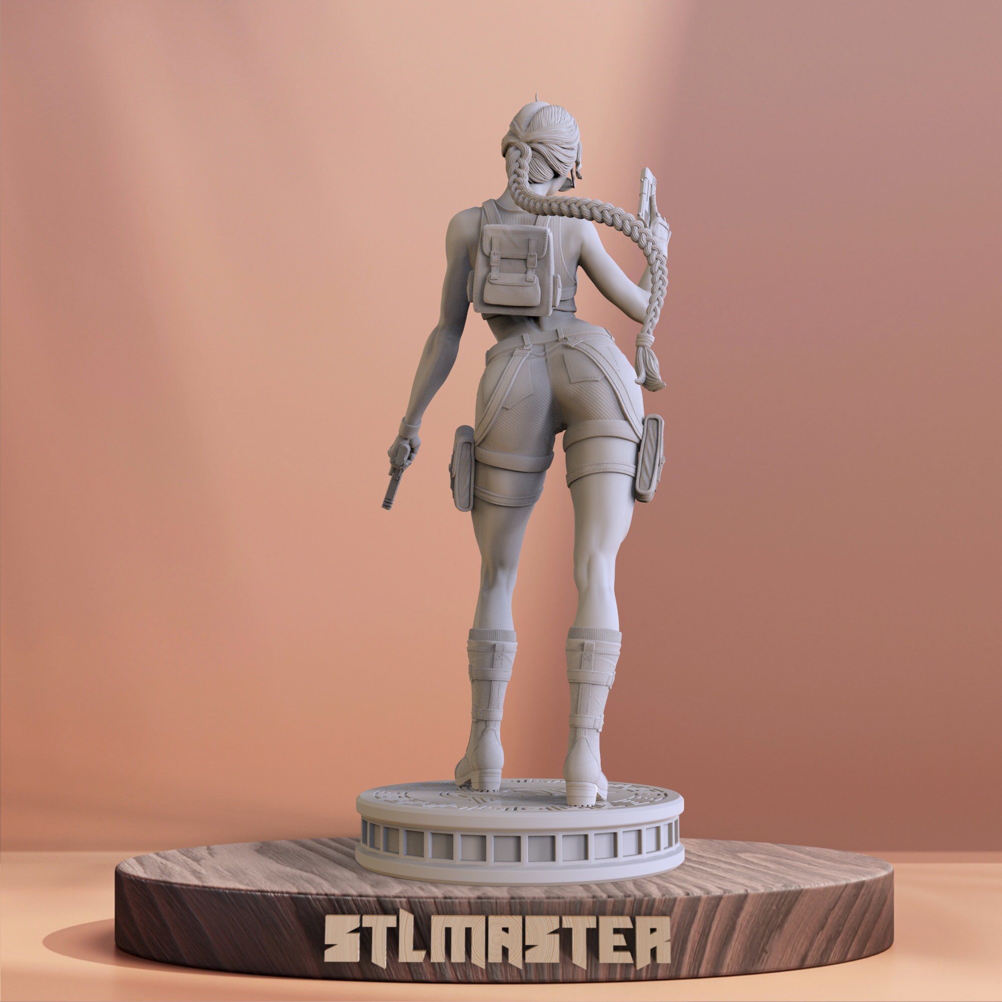 Tomb Raider Lara Croft 3D Print STL File for 3D Printing, Instant ...