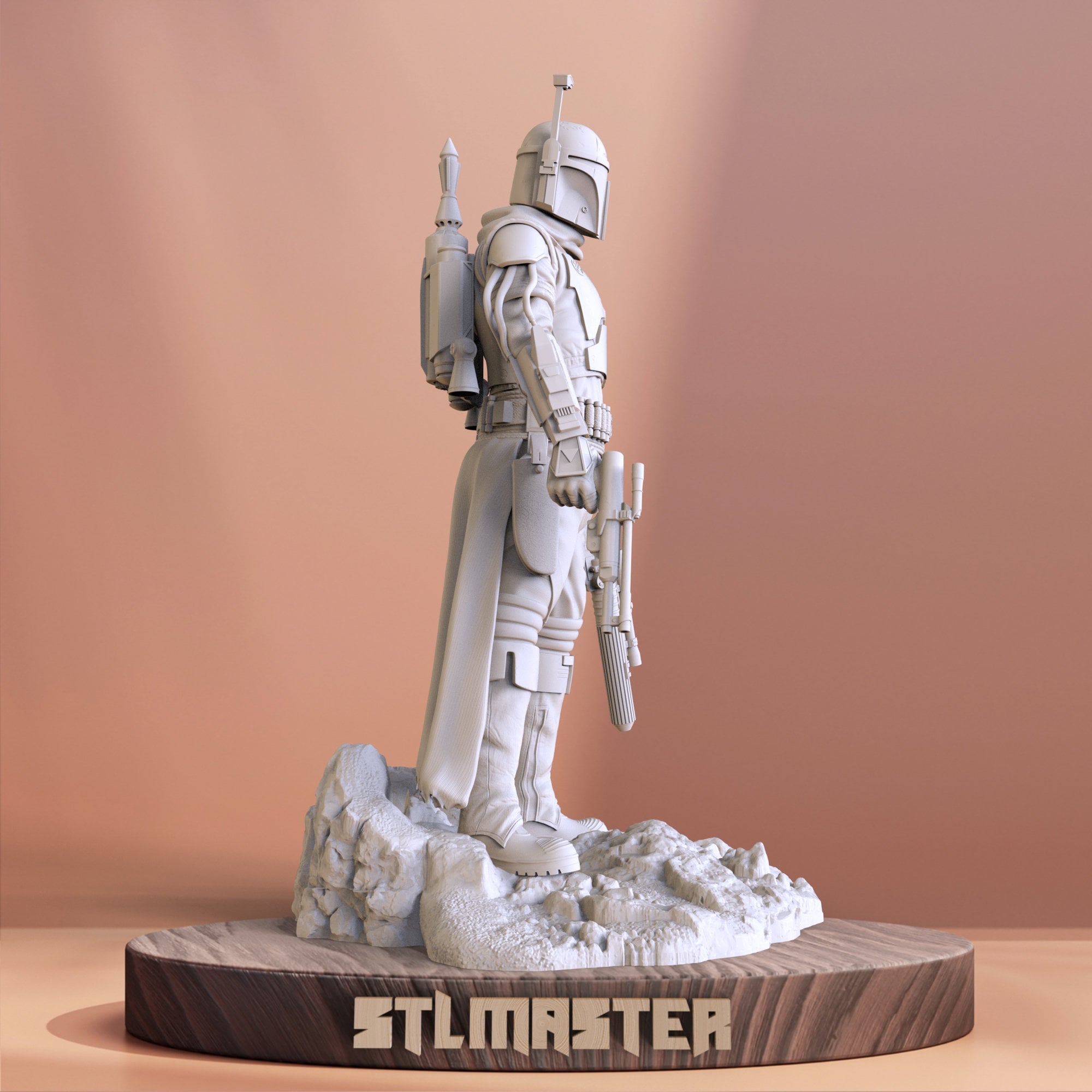 Boba Fett Star Wars 3D Print STL File for 3D Printing Instant - Etsy