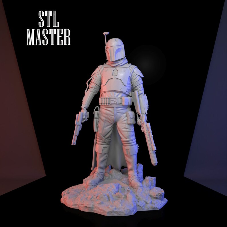 Boba Fett Star Wars 3D Print STL File for 3D Printing Instant - Etsy
