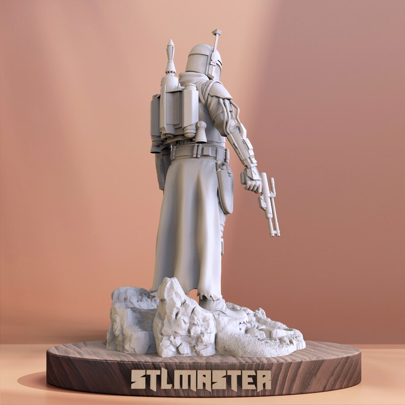 Boba Fett Star Wars 3D Print STL File for 3D Printing Instant - Etsy