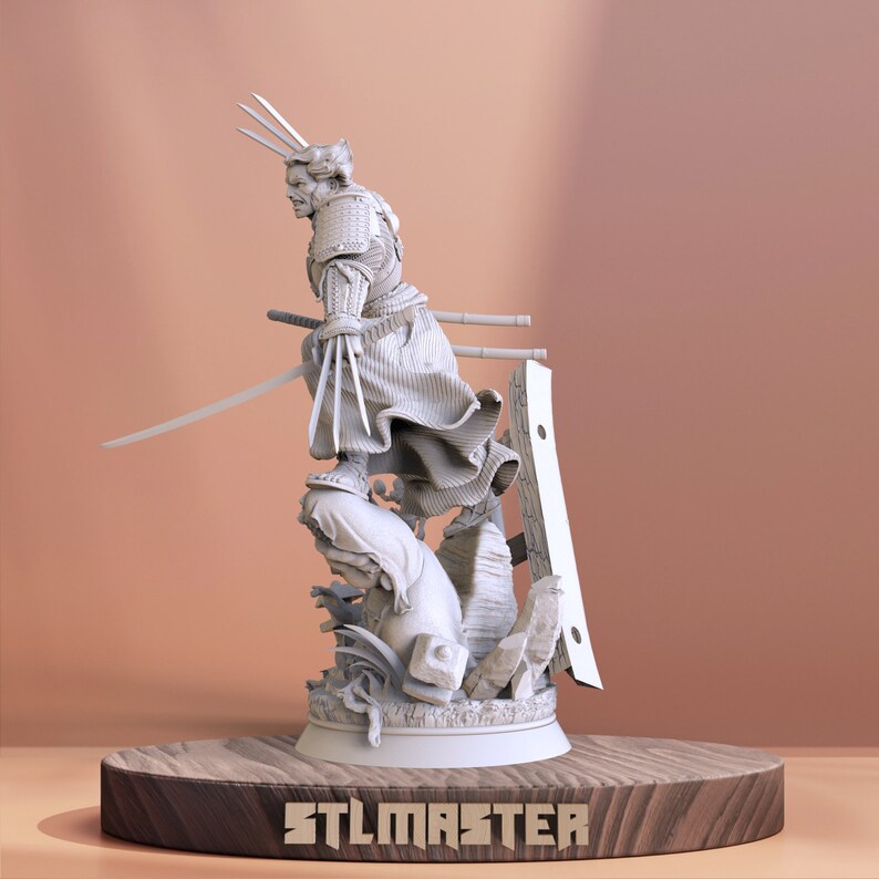 Wolverine Samurai 3D Print STL File for 3D Printing Instant - Etsy