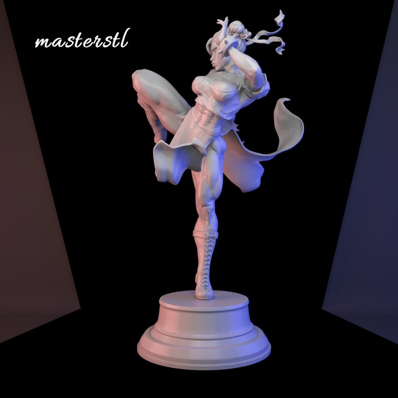 Chun Li 3D Print STL File for 3D Printing Instant Download - Etsy Australia