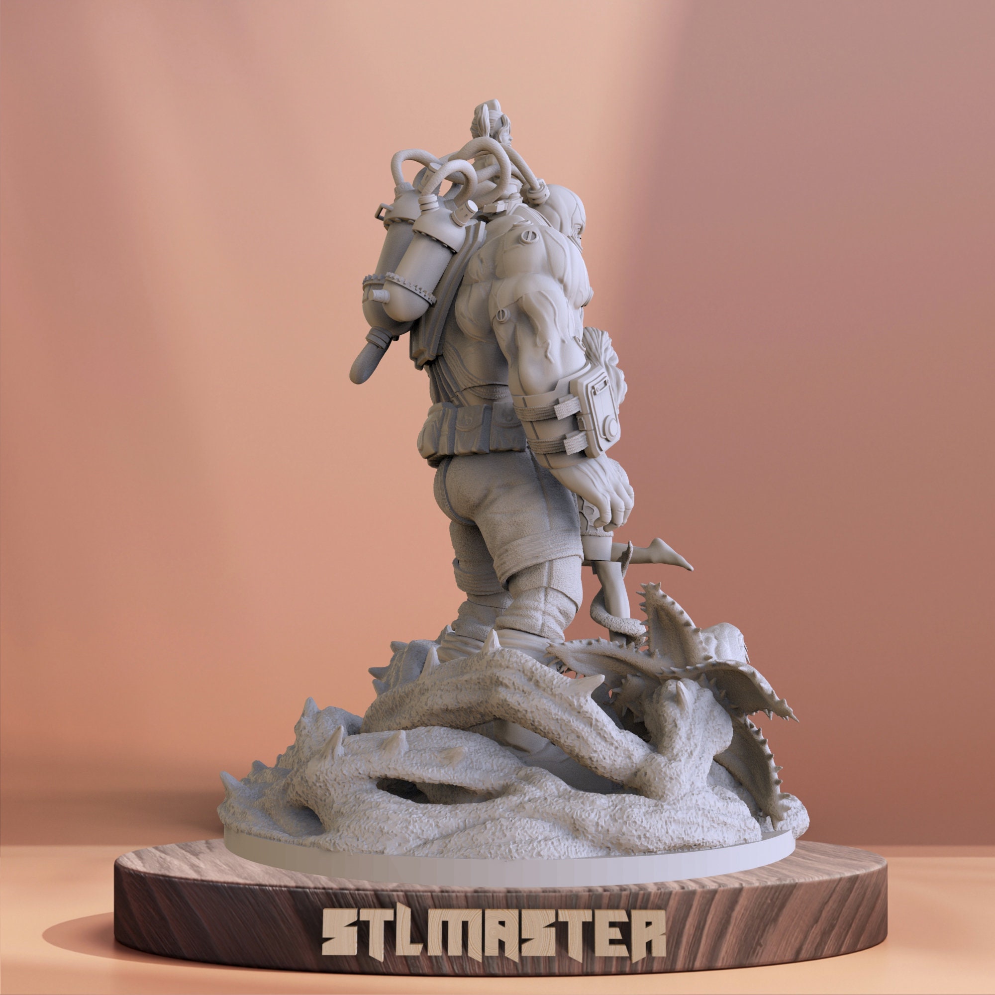 Bane Diorama 3D Print STL File for 3D Printing Instant - Etsy