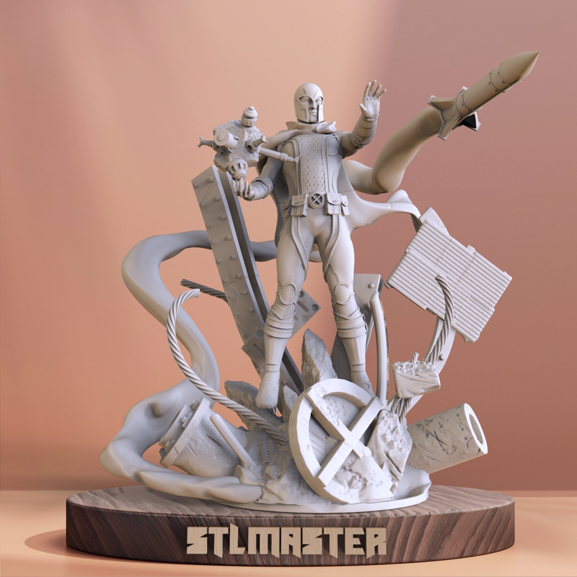 Magneto 3d Print Stl File For 3d Printing Instant Download Etsy