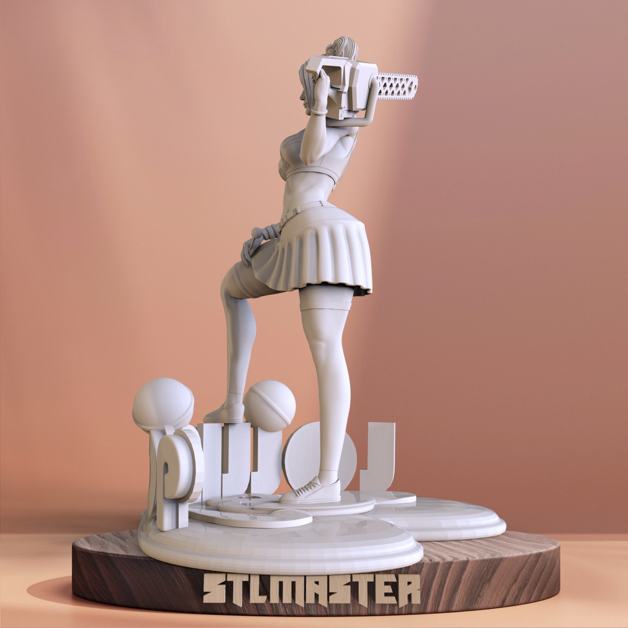 Lollipop Chainsaw NSFW 3D Print STL File for 3D Printing, Instant Download Drive Link - Etsy
