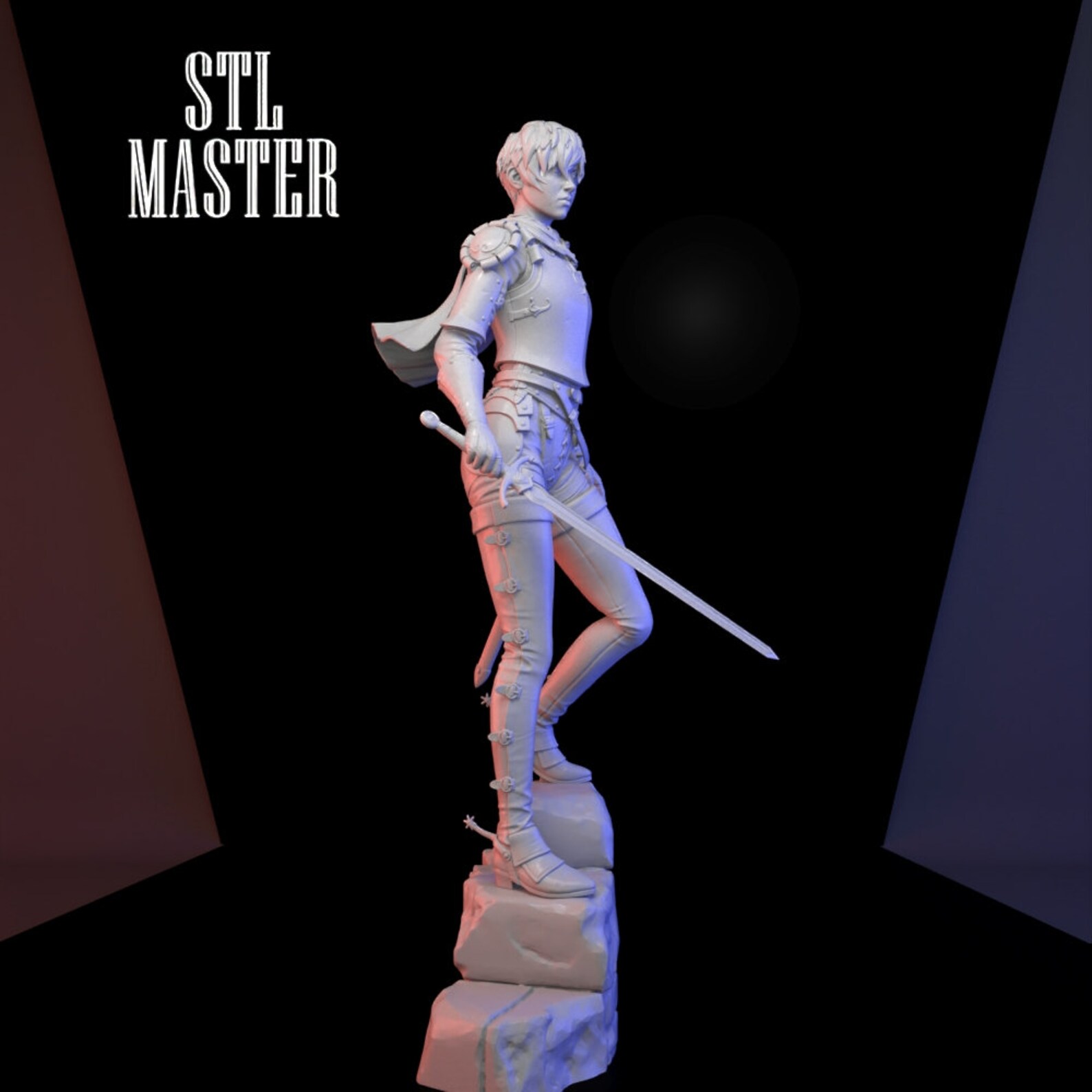 Casca From Berserk Woman Warrior 3D Print STL File for 3D Printing ...