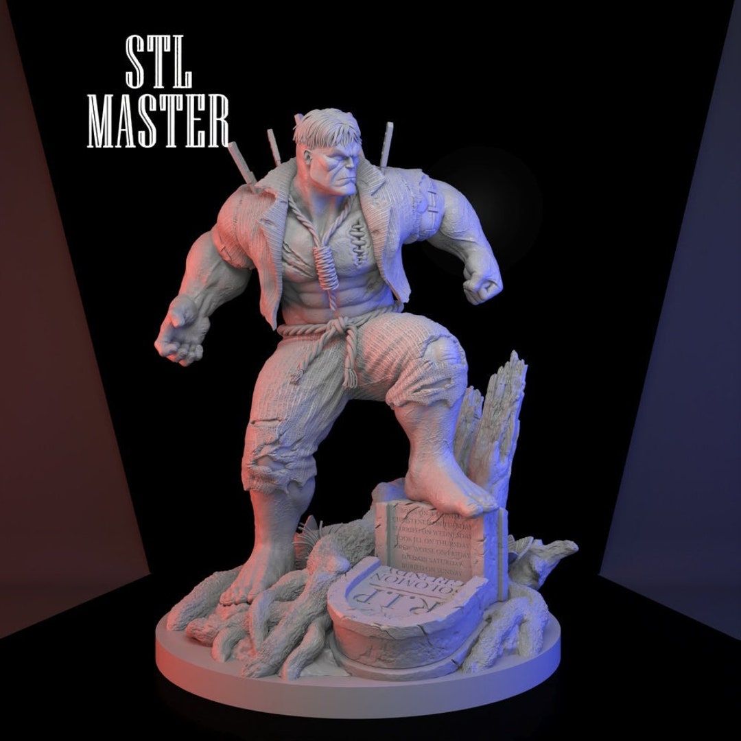 Solomon Grundy 3D Print STL File for 3D Printing, Instant Download ...