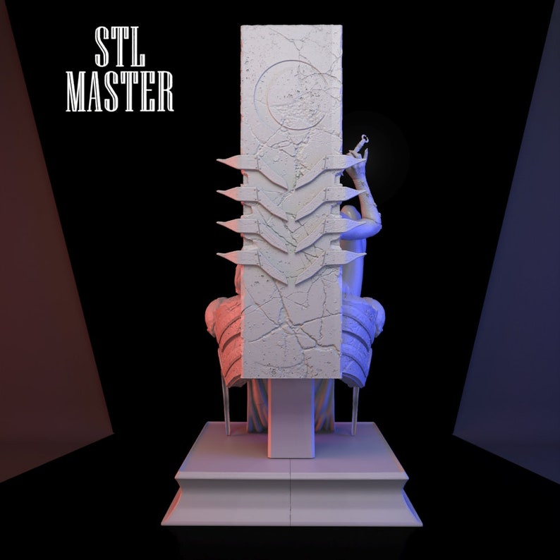 Throne Girl 3D Print STL File for 3D Printing Instant - Etsy