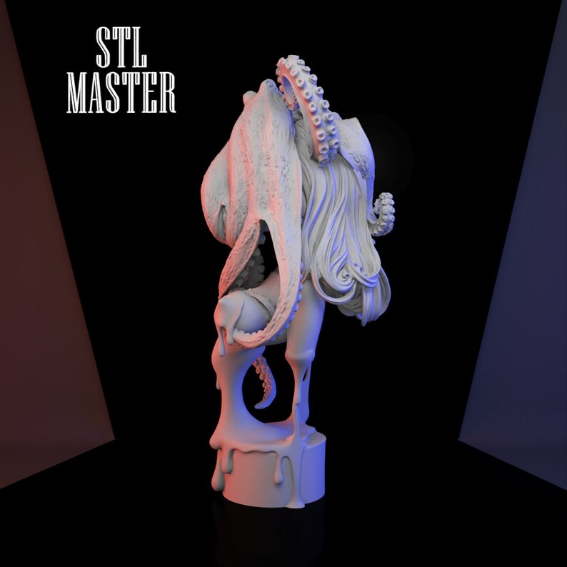 Octopus Girl 3D Print STL File for 3D Printing Instant - Etsy Canada