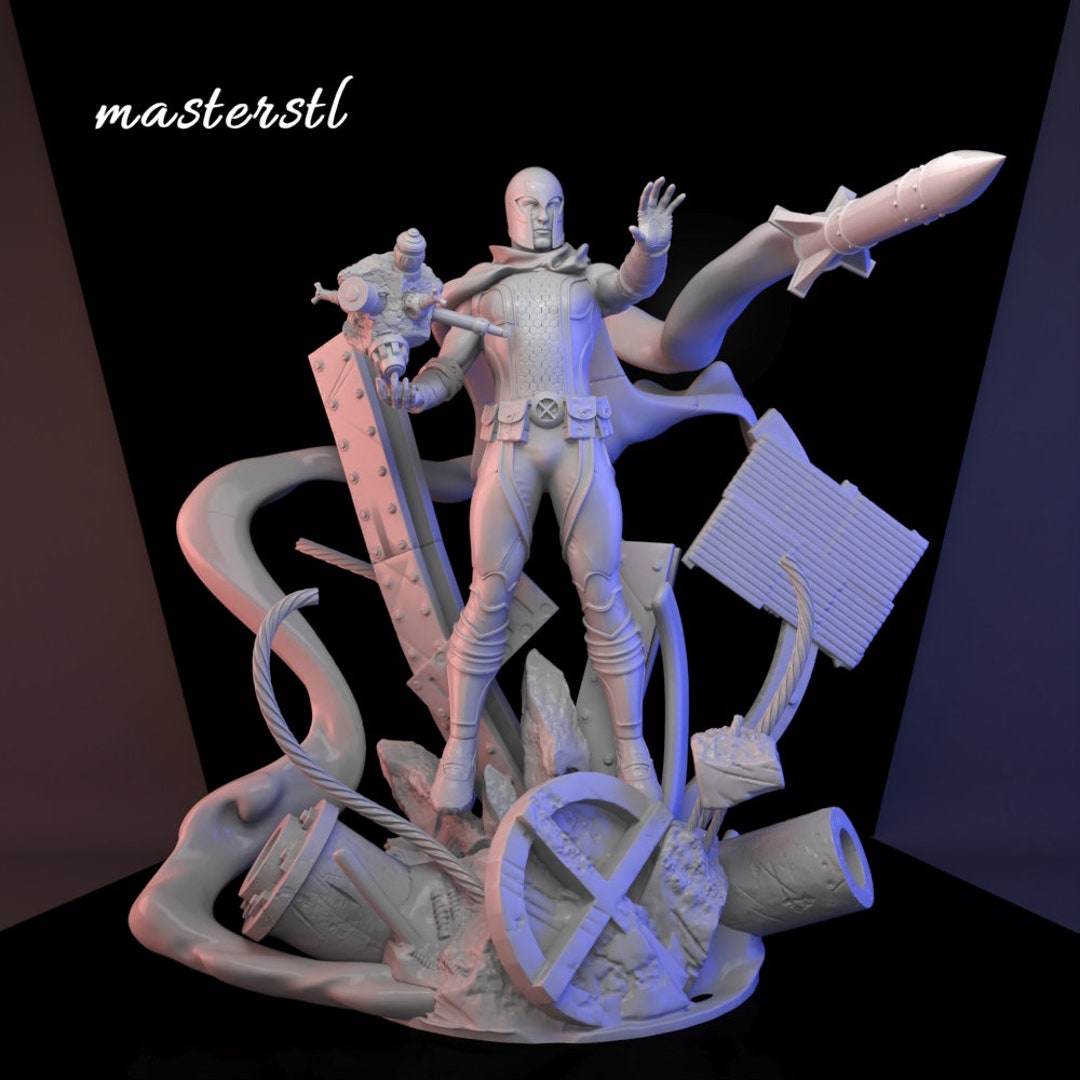 Magneto 3D Print STL File for 3D Printing Instant Download - Etsy
