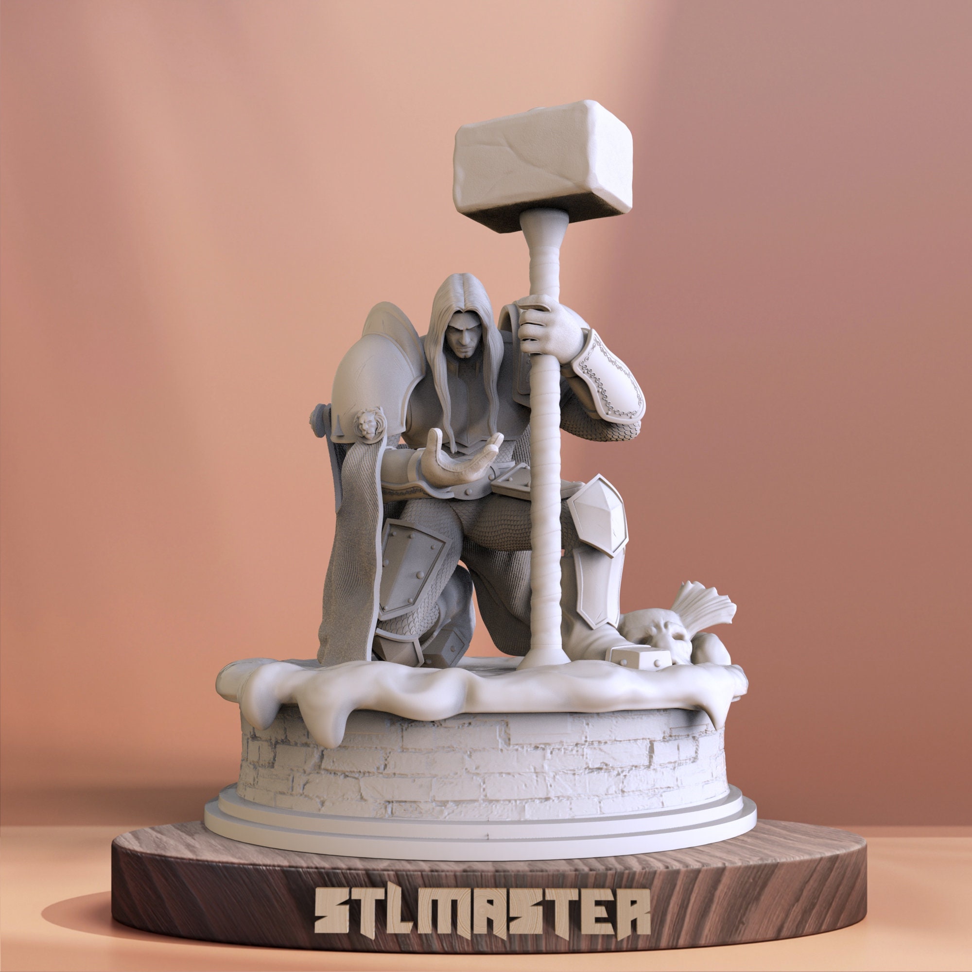 Arthas 3D Print STL File for 3D Printing, Instant Download Drive Link ...
