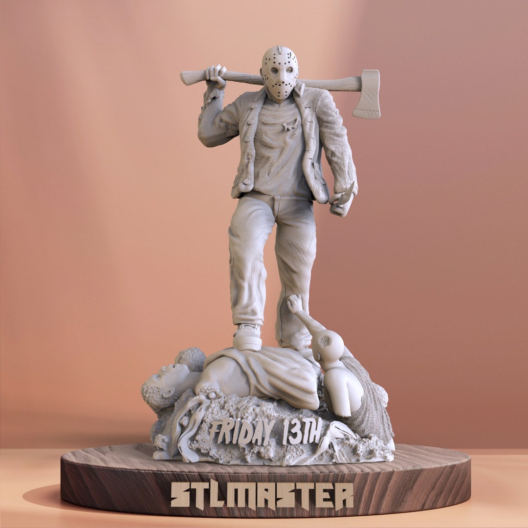 Jason Friday13th 3D Print STL File for 3D Printing, Instant Download ...