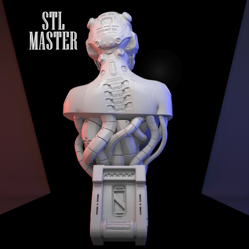 Female Cyborg 3D Print STL File for 3D Printing Instant - Etsy Canada