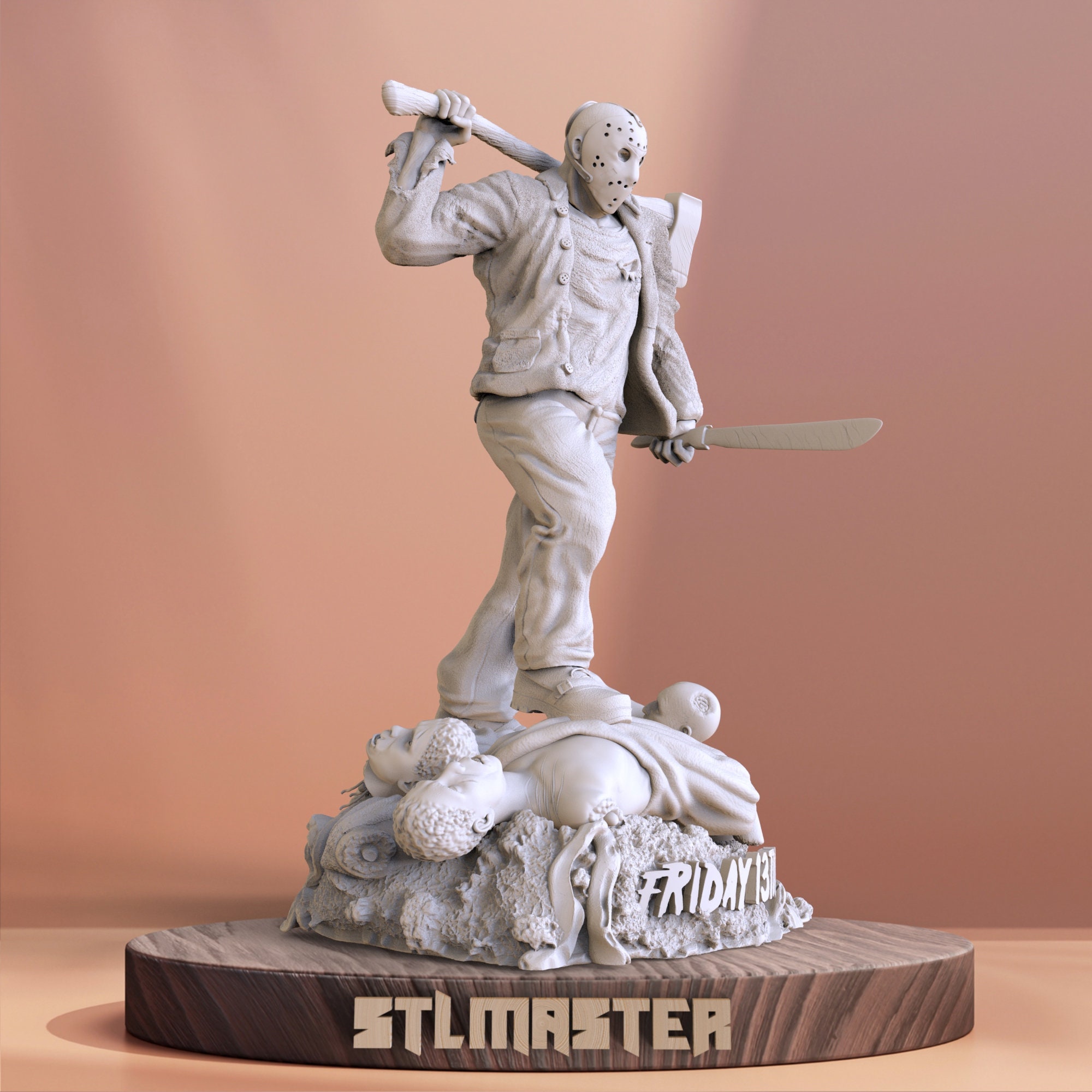 Jason Friday13th 3D Print STL File for 3D Printing, Instant Download ...
