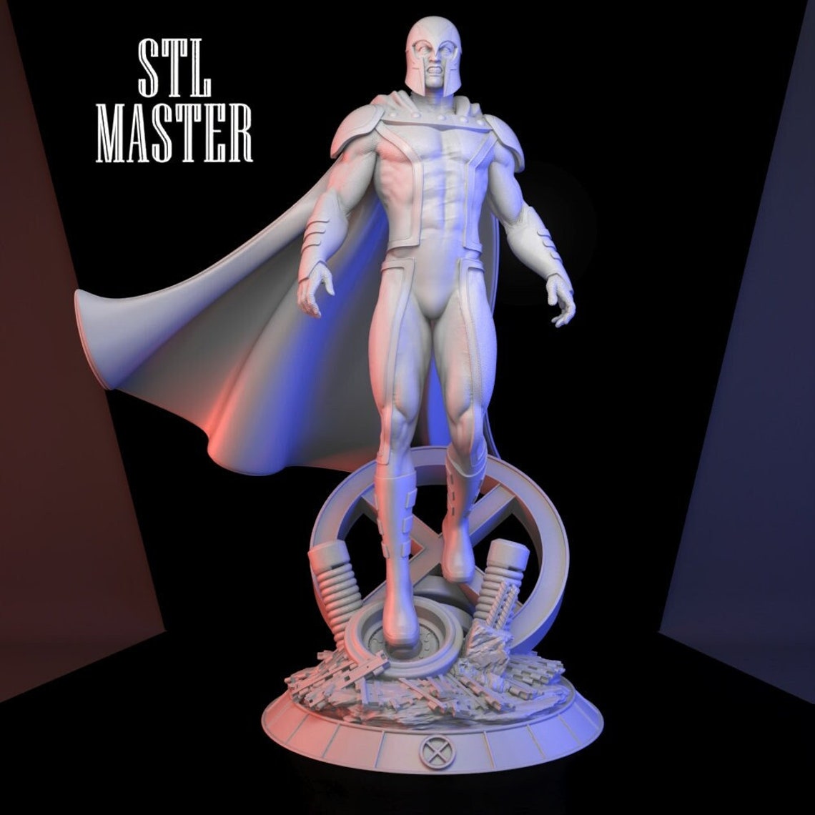 Magneto X Men 3D Print STL File for 3D Printing Instant - Etsy