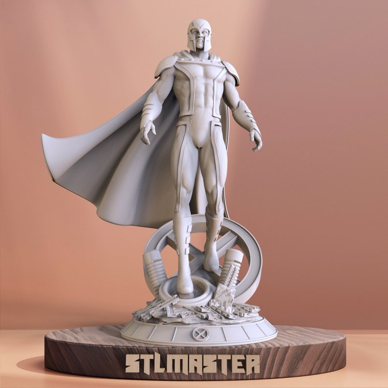 Magneto X Men 3D Print STL File for 3D Printing, Instant Download Drive ...