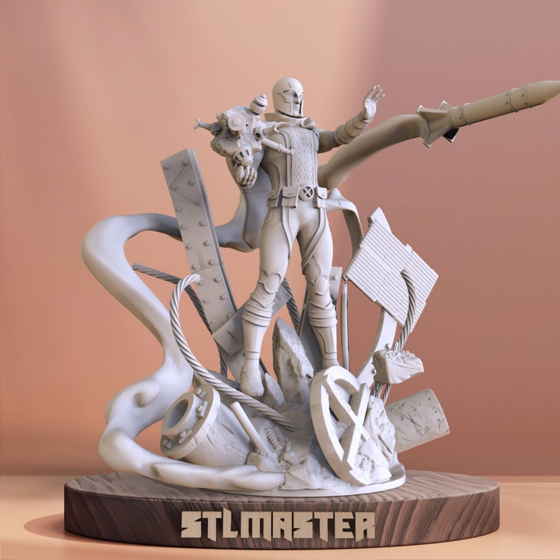 Magneto 3D Print STL File for 3D Printing Instant Download - Etsy