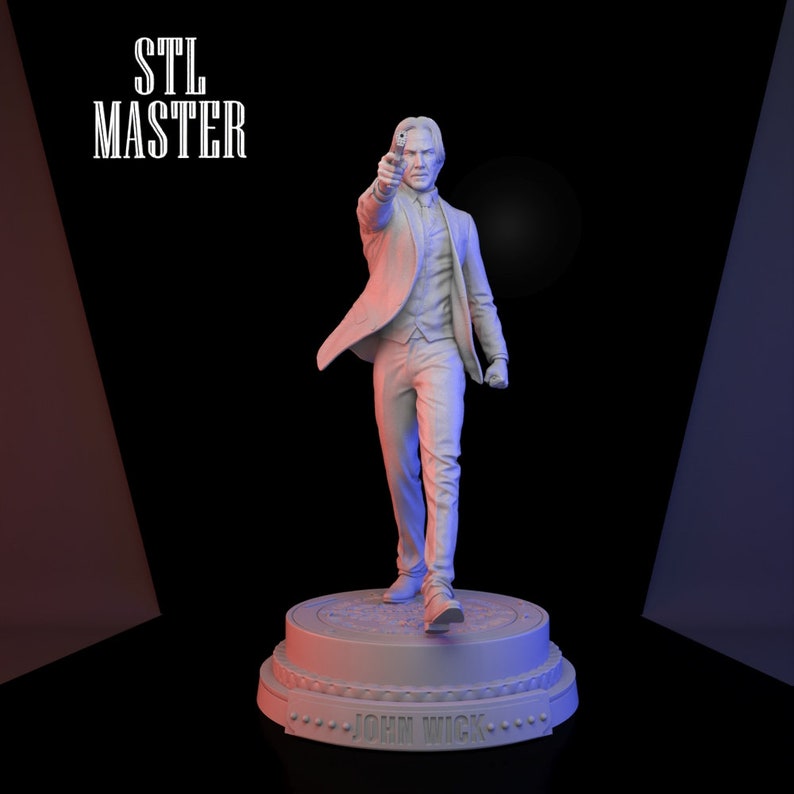 John Wick 3D Print STL File for 3D Printing Instant Download - Etsy