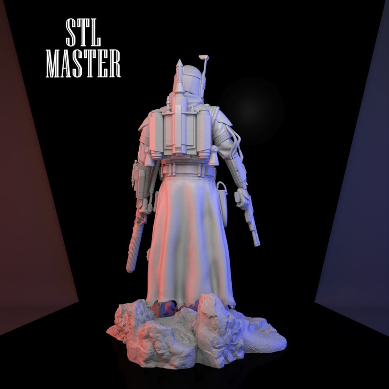 Boba Fett Star Wars 3D Print STL File for 3D Printing Instant - Etsy