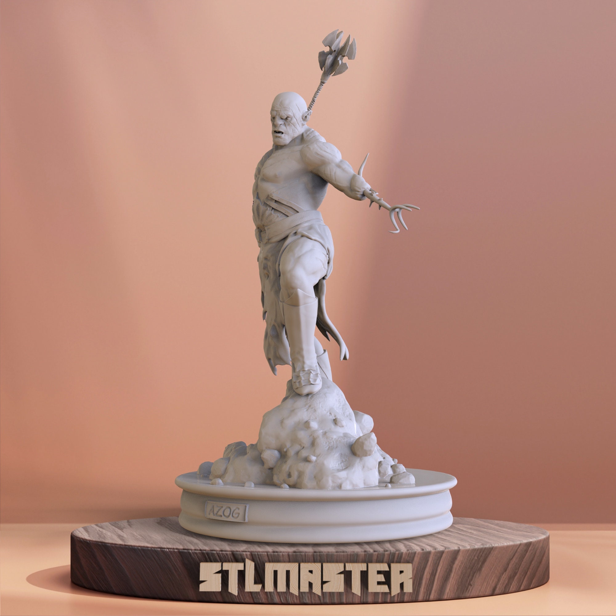 Azog 3D Print STL File for 3D Printing, Instant Download Drive Link - Etsy