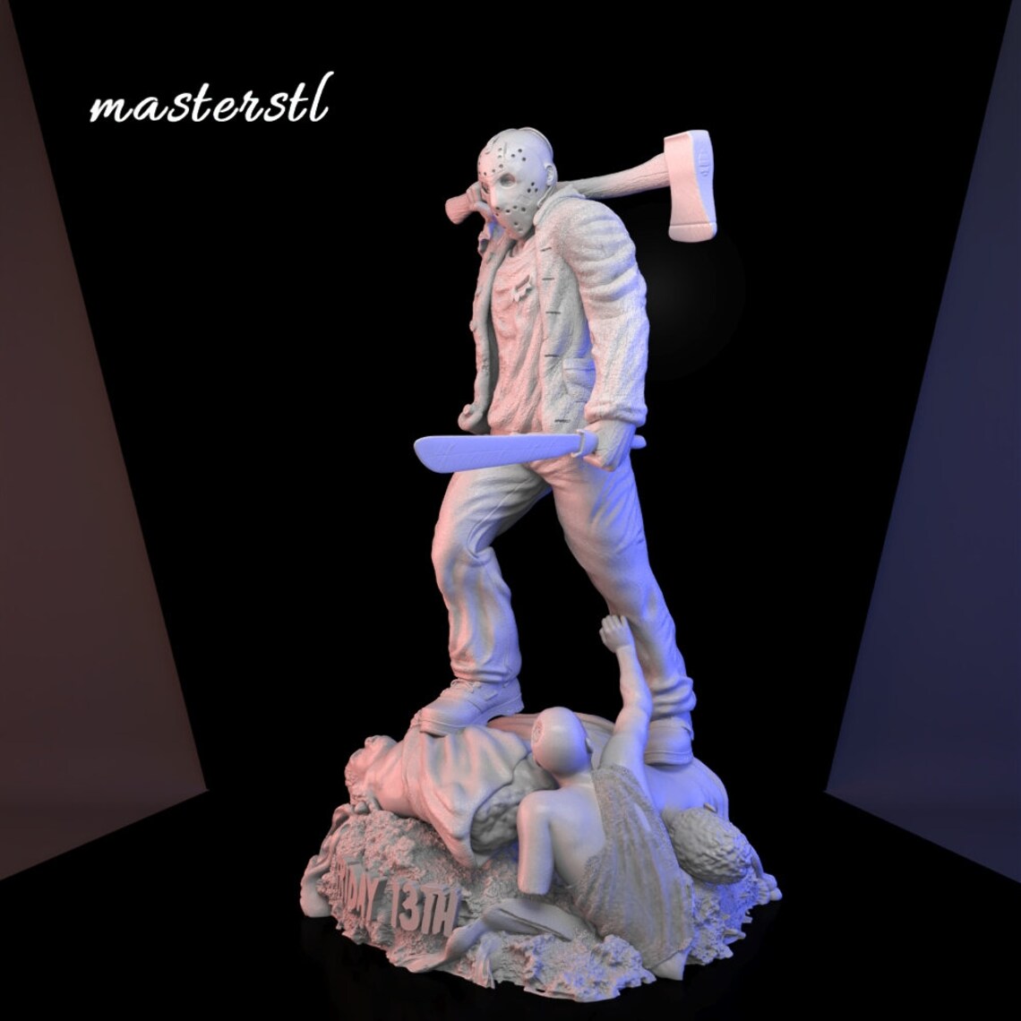 Jason Friday13th 3D Print STL File for 3D Printing Instant - Etsy