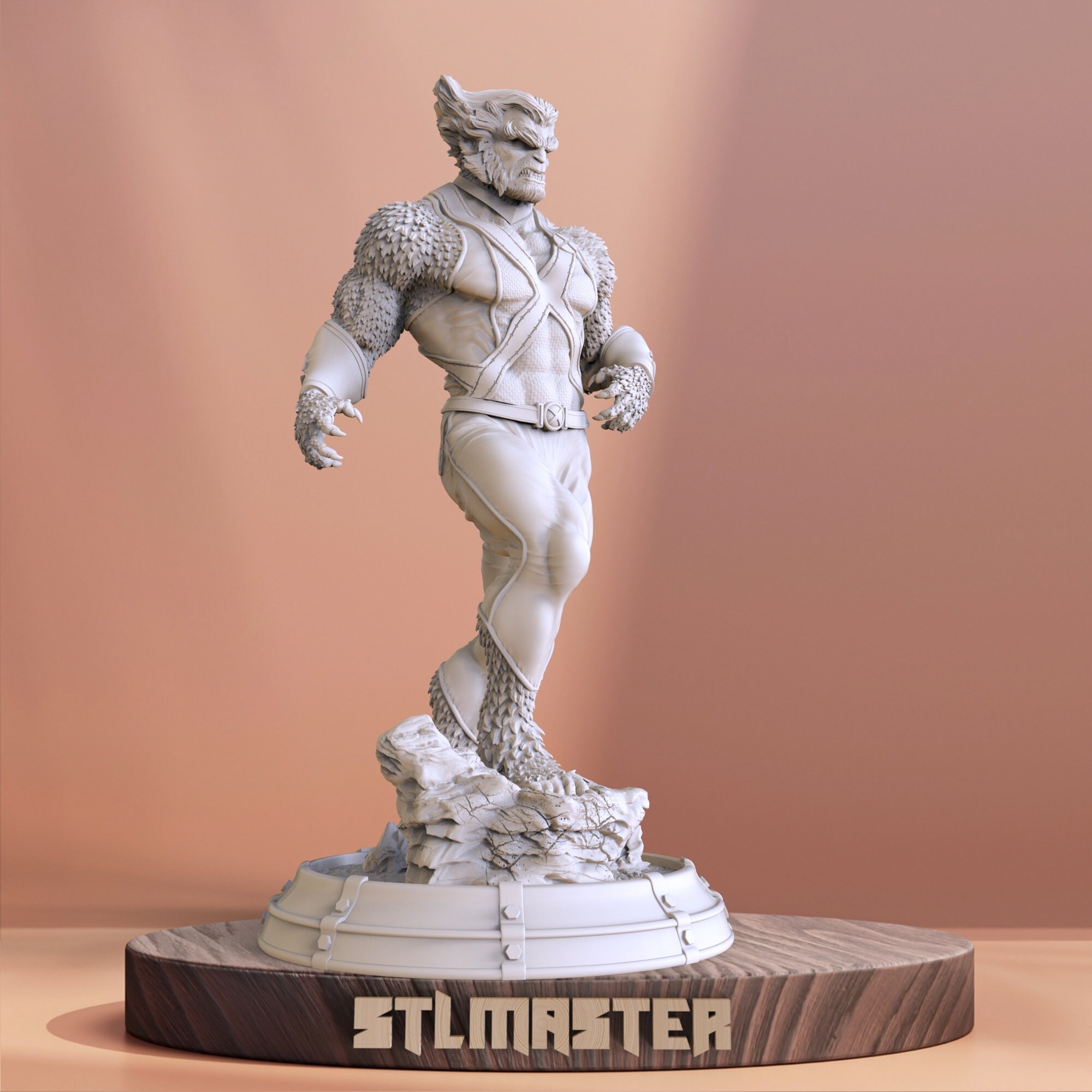 Beast 3D Print STL File for 3D Printing, Instant Download Drive Link - Etsy