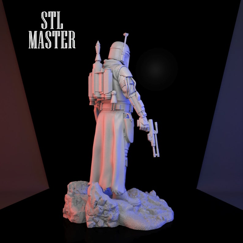 Boba Fett Star Wars 3D Print STL File for 3D Printing Instant - Etsy