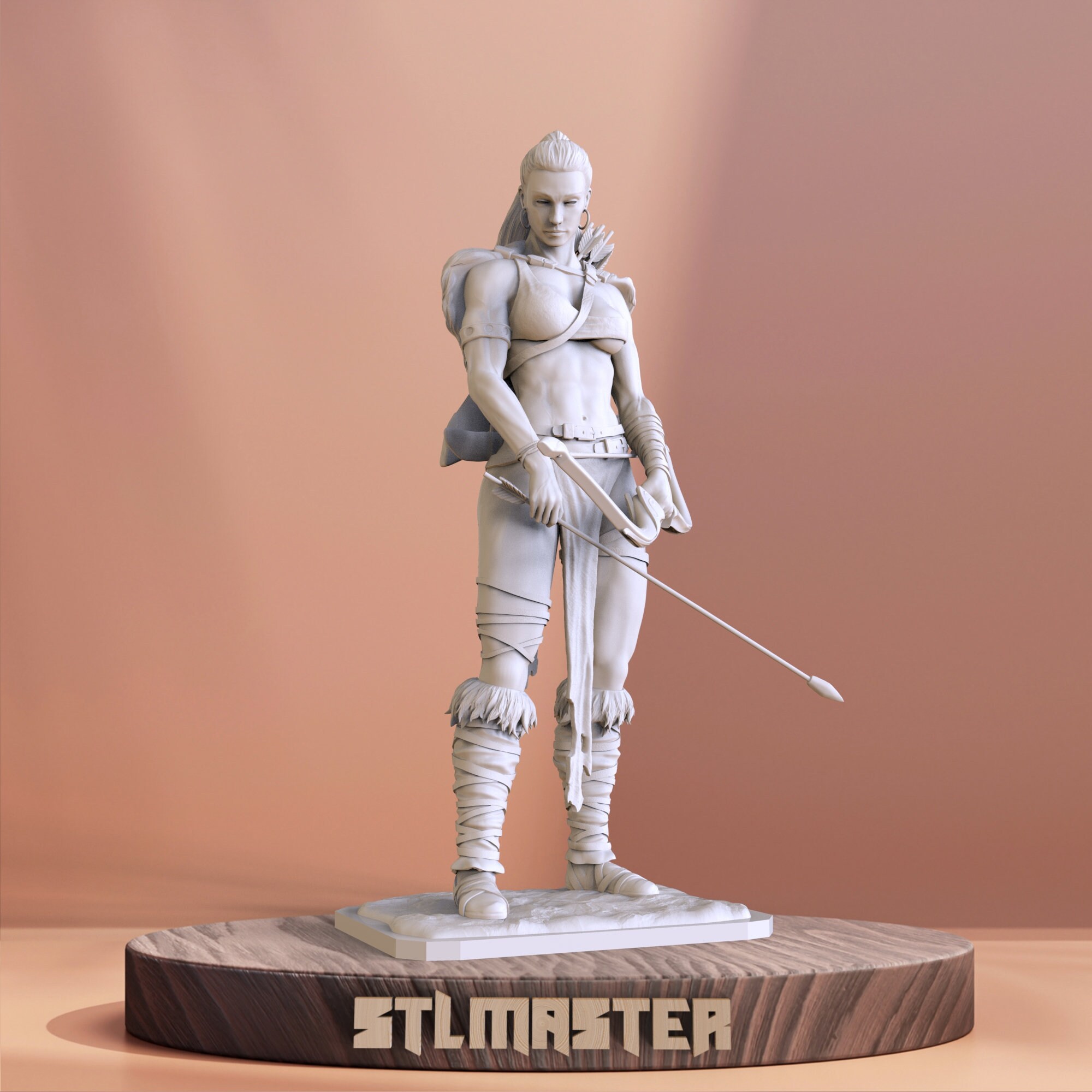 Woman Soldier 3D Print STL File for 3D Printing, Instant Download Drive ...