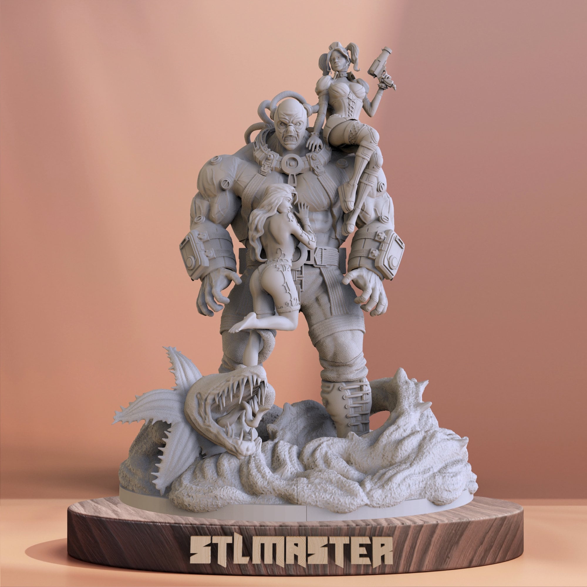 Bane Diorama 3D Print STL File for 3D Printing Instant - Etsy
