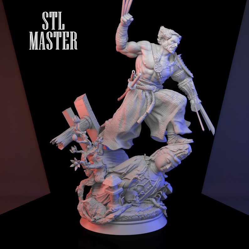 Wolverine Samurai 3D Print STL File for 3D Printing Instant - Etsy
