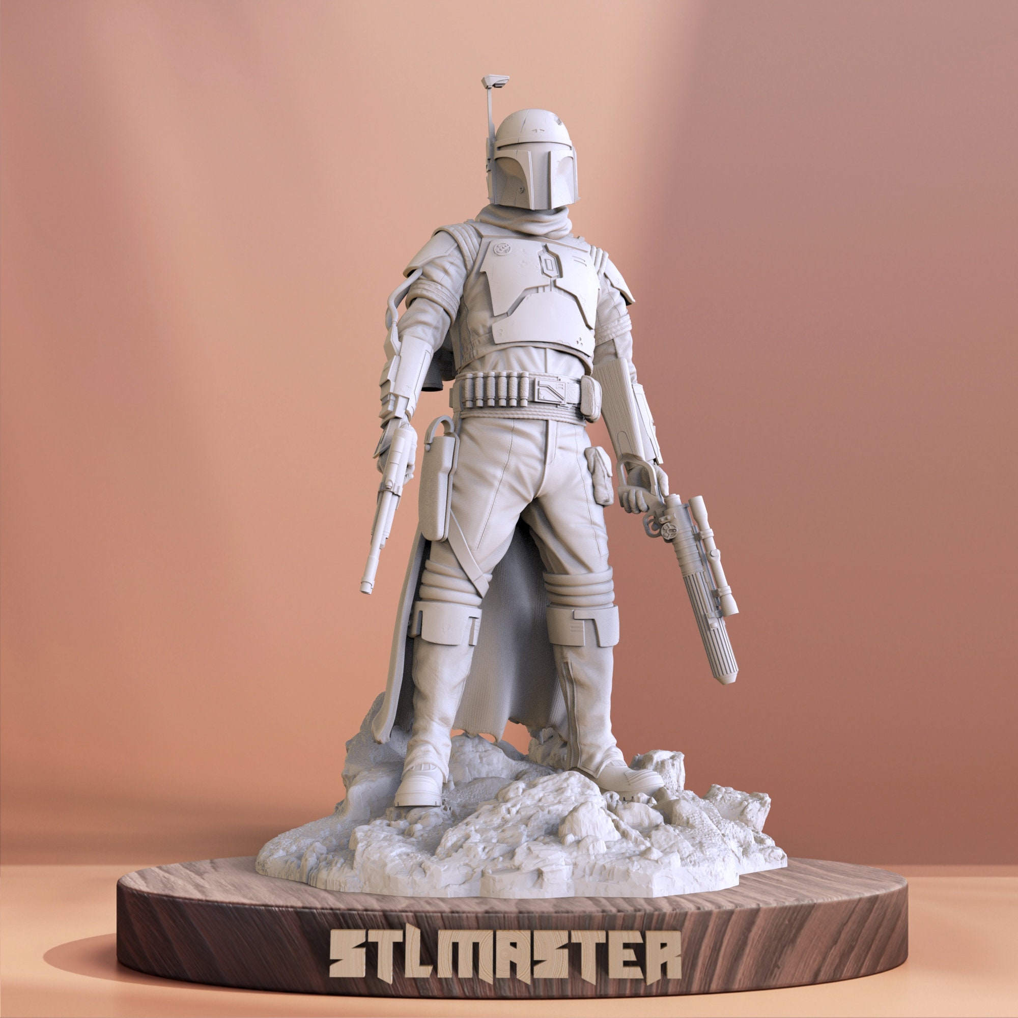 Boba Fett Star Wars 3D Print STL File for 3D Printing Instant - Etsy
