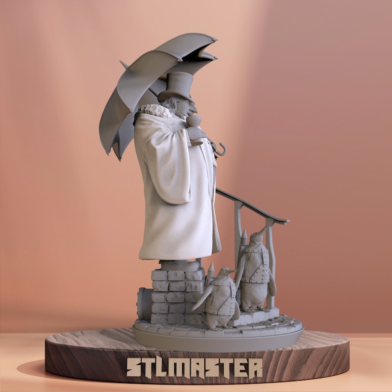 Penguin 3D Print STL File for 3D Printing, Instant Download Drive Link ...