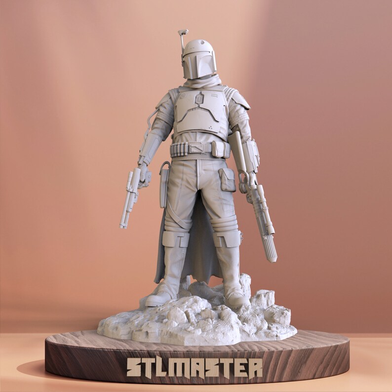 Boba Fett Star Wars 3D Print STL File for 3D Printing Instant - Etsy