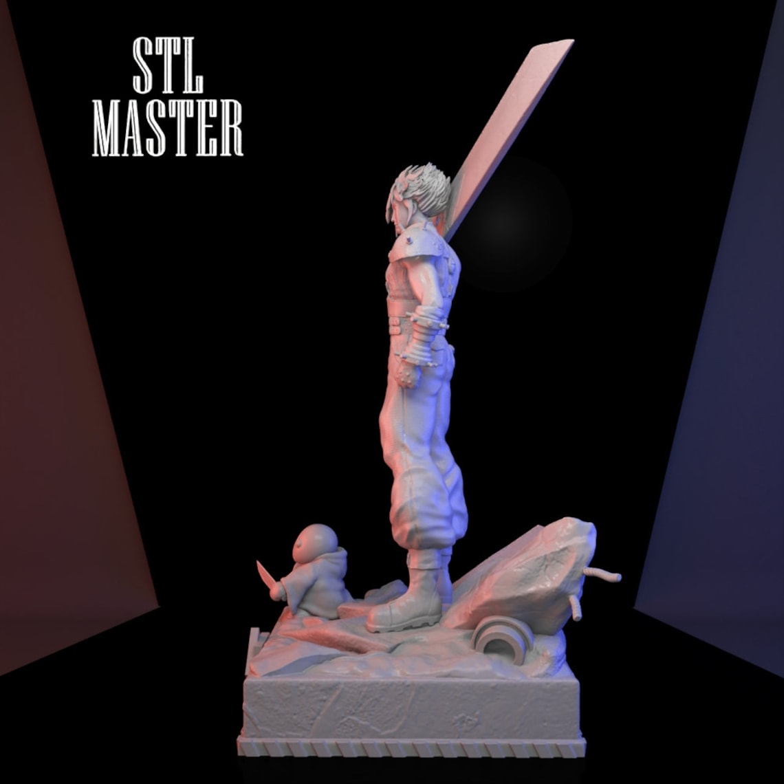 Final Fantasy Game 3D Print STL File for 3D Printing, Instant Download ...