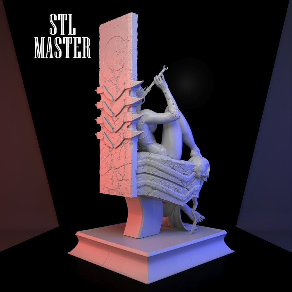 Throne Girl 3D Print STL File for 3D Printing Instant - Etsy