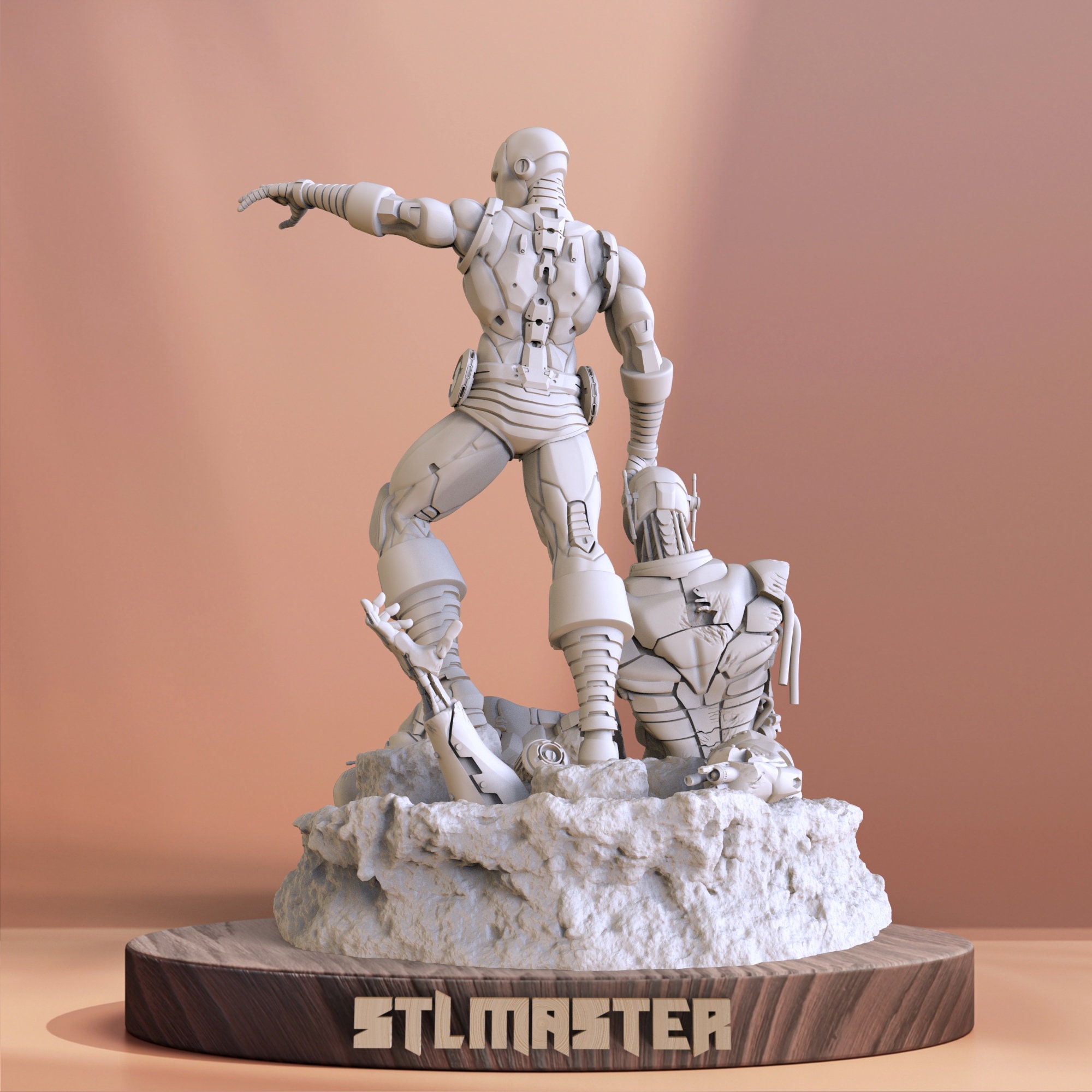 Ironman Ultron 3D Print STL File for 3D Printing, Instant Download ...