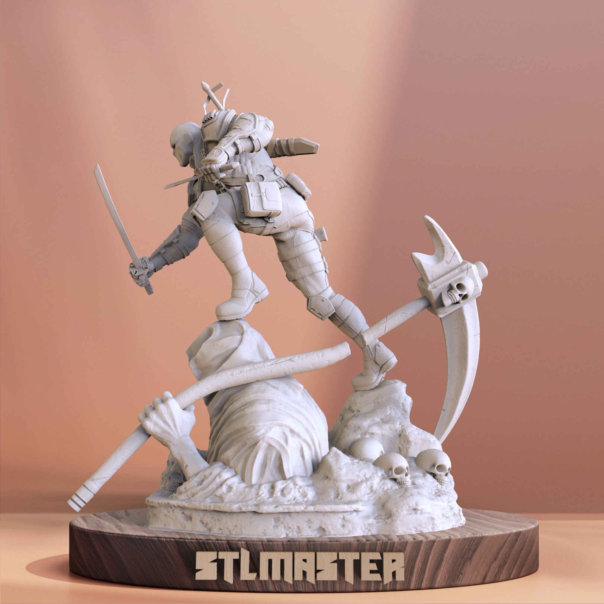 Deathstroke 3D Print STL File for 3D Printing, Instant Download Drive ...