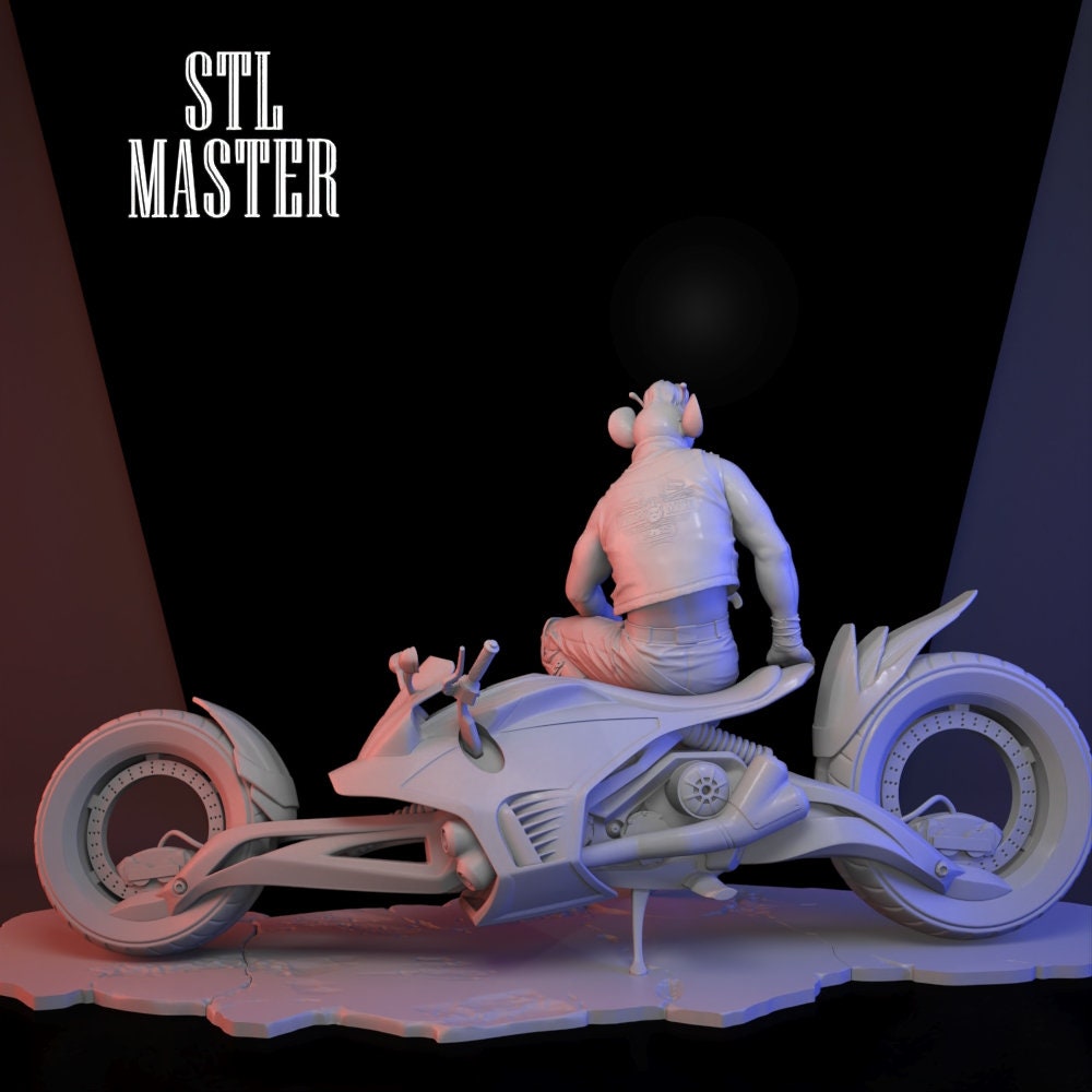 Mars İn the Bike Throttle 3D Print STL File for 3D Printing, Instant ...