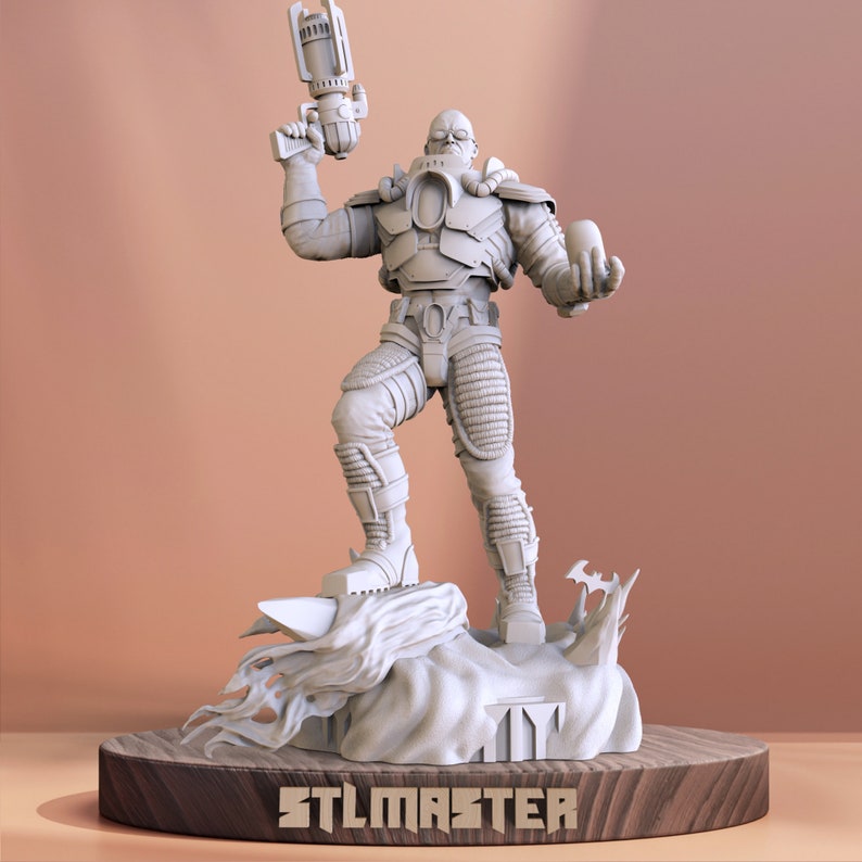 Mr Freeze 3D Print STL File for 3D Printing, Instant Download Drive ...