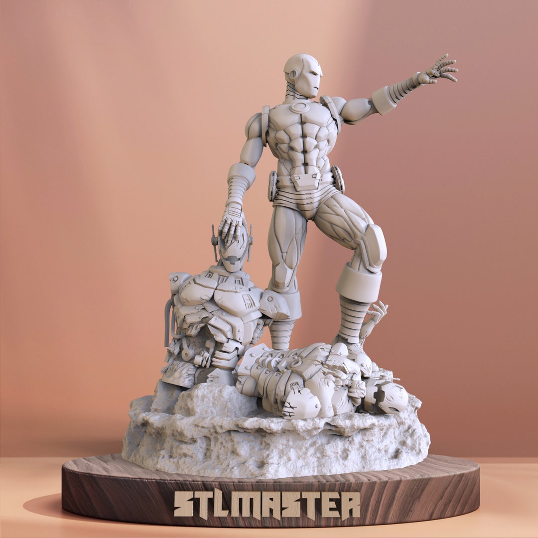 Ironman Ultron 3D Print STL File for 3D Printing, Instant Download ...