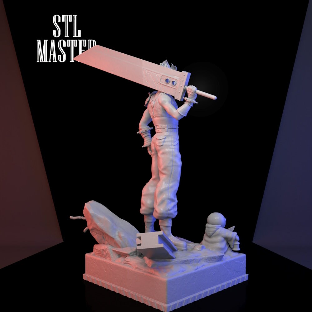 Final Fantasy Game 3D Print STL File for 3D Printing, Instant Download ...