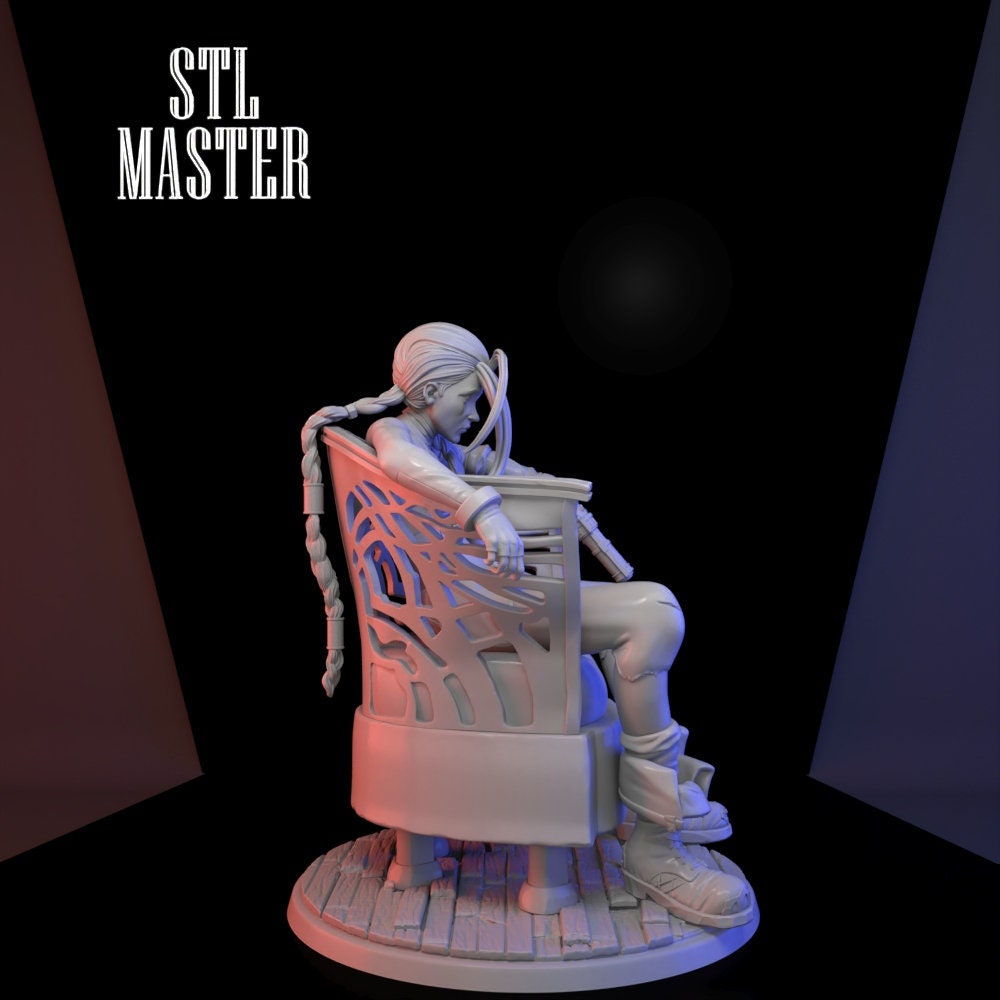 Jinx Movie Figure 3D Print STL File for 3D Printing, Instant Download ...