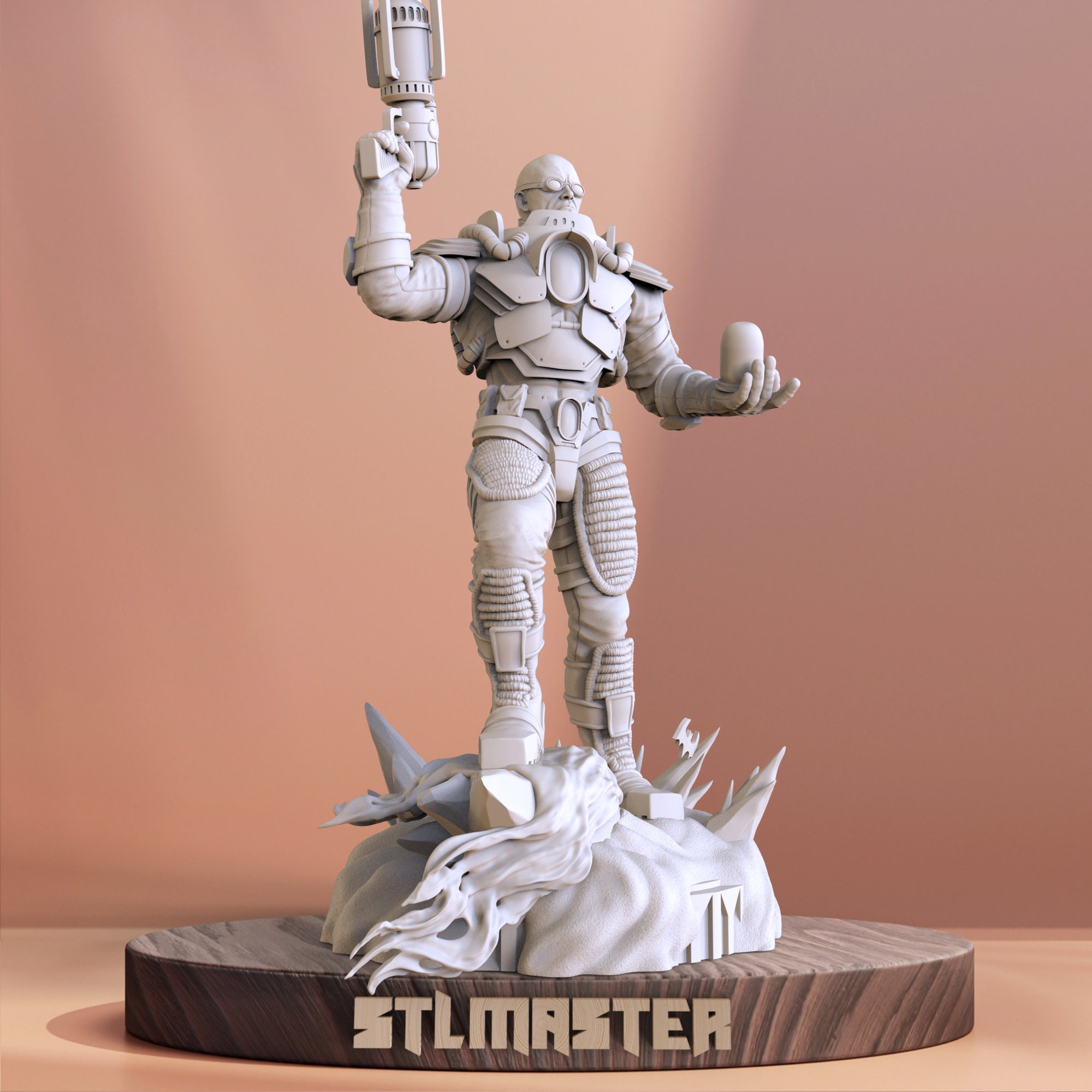 Mr Freeze 3D Print STL File for 3D Printing Instant Download - Etsy